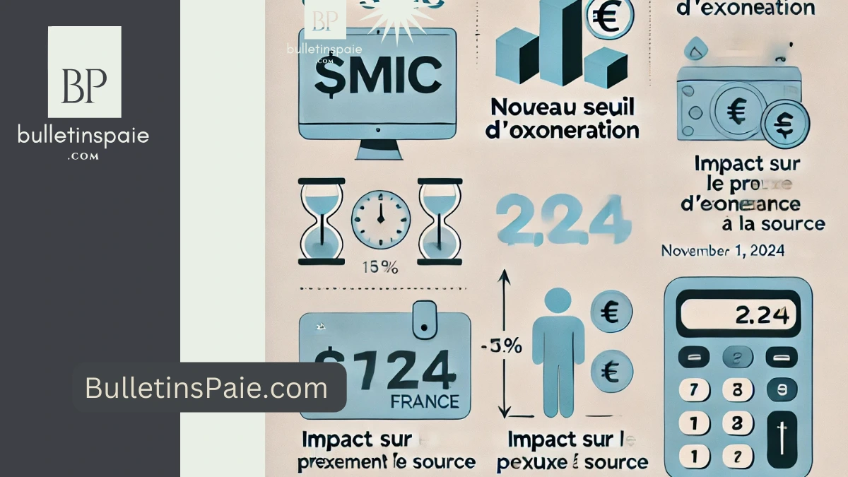 Prélèvement à la source : hausse du SMIC expliquée | Bulletinspaie 2025